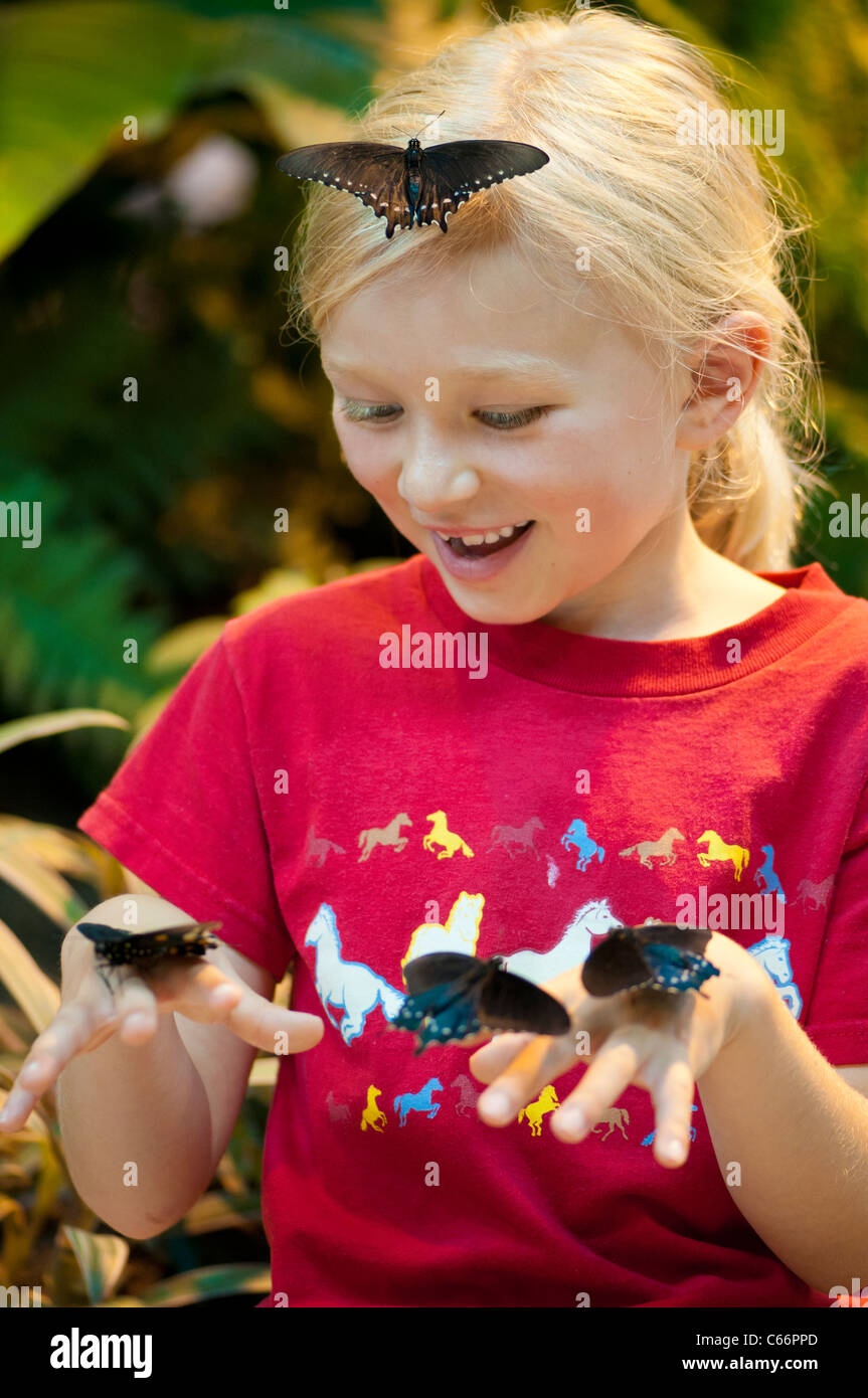 Beautiful girl butterfly hi-res stock photography and images - Alamy