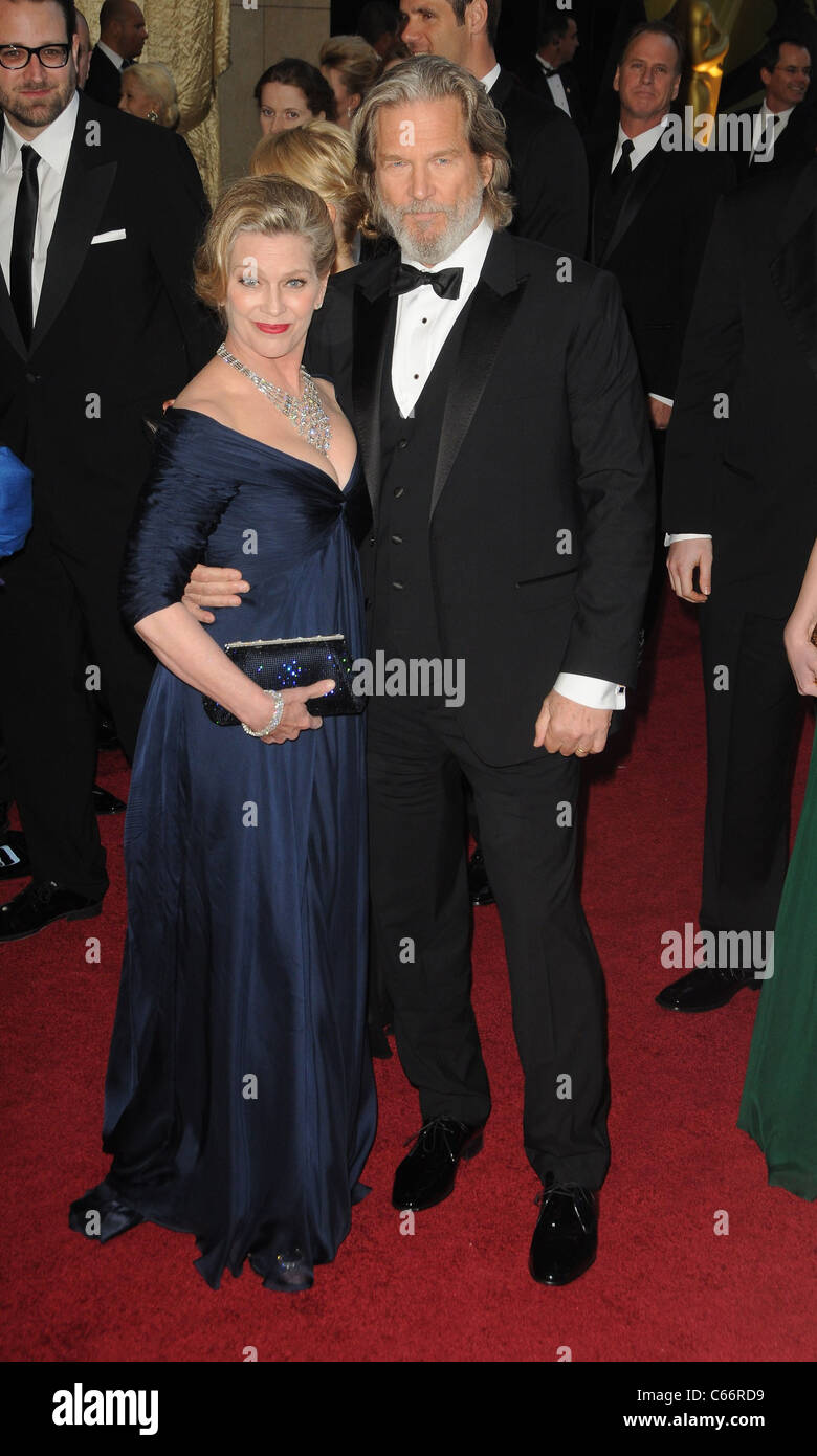 Susan Bridges, Jeff Bridges at arrivals for The 83rd Academy Awards ...