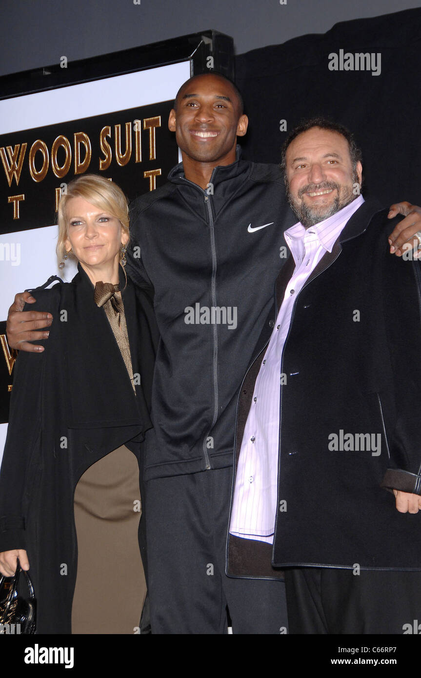 Karyn Fields, Kobe Bryant, Joel Silver in attendance for Kobe Bryant ...