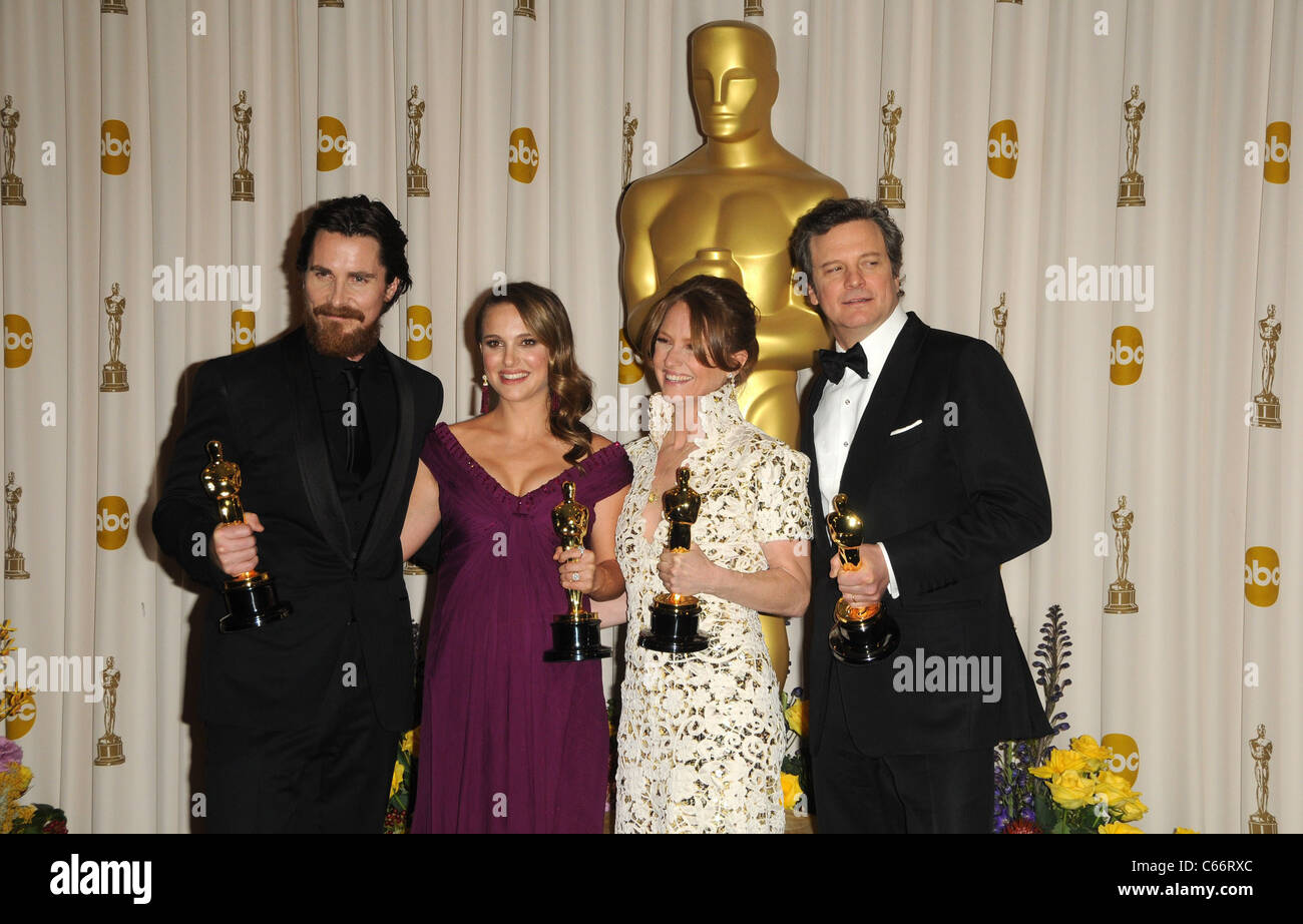Christian Bale, Natalie Portman, Melissa Leo and Colin Firth in the ...