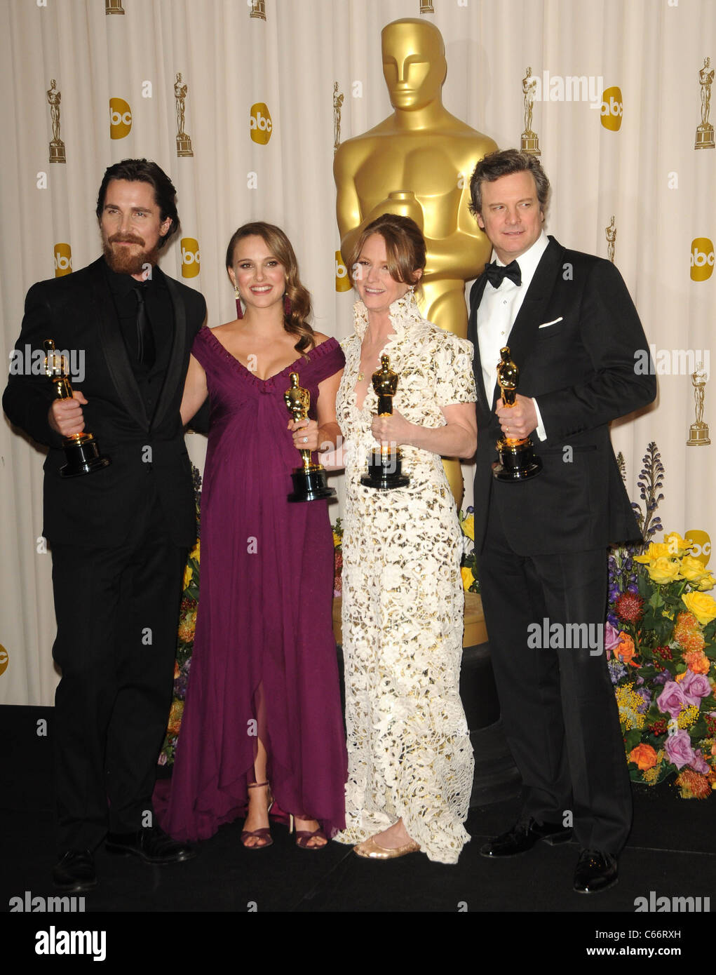 Christian Bale, Natalie Portman, Melissa Leo and Colin Firth in the ...
