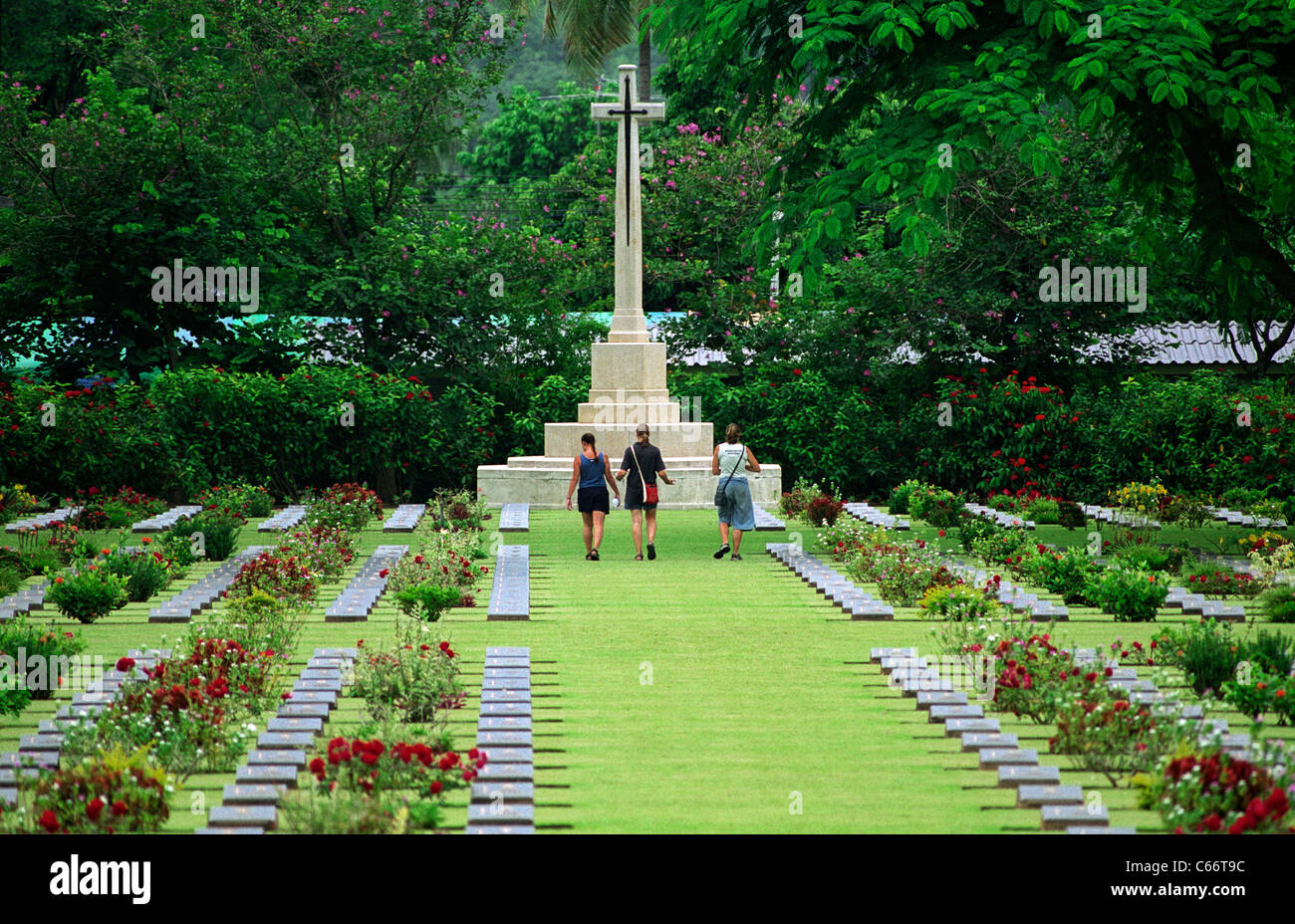 Chungkai Commonwealth War Graves Cemetery, 5 KM's from Kanchanaburi on ...