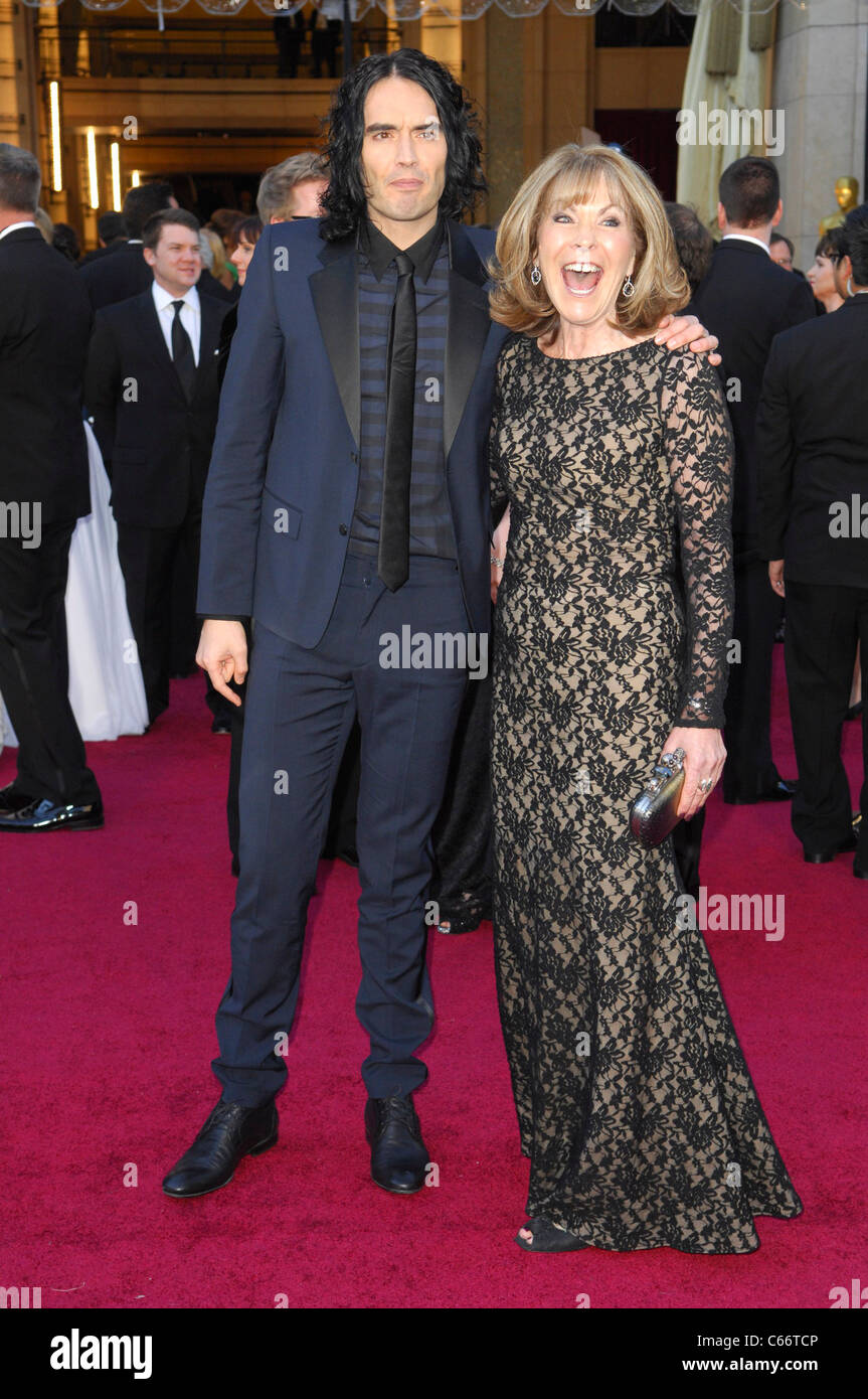 Russell Brand and mother at arrivals for The 83rd Academy Awards Oscars ...
