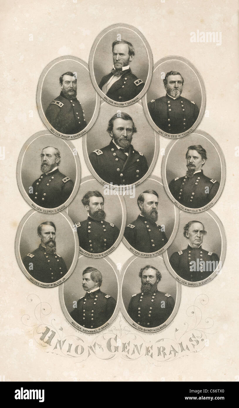 Civil war generals hi-res stock photography and images - Alamy