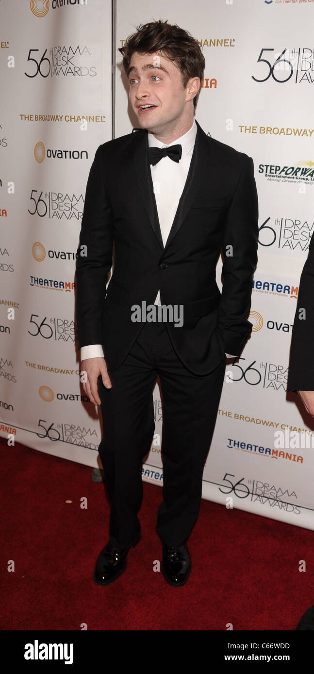 Daniel Radcliffe in attendance for 56th Annual Drama Desk Awards ...