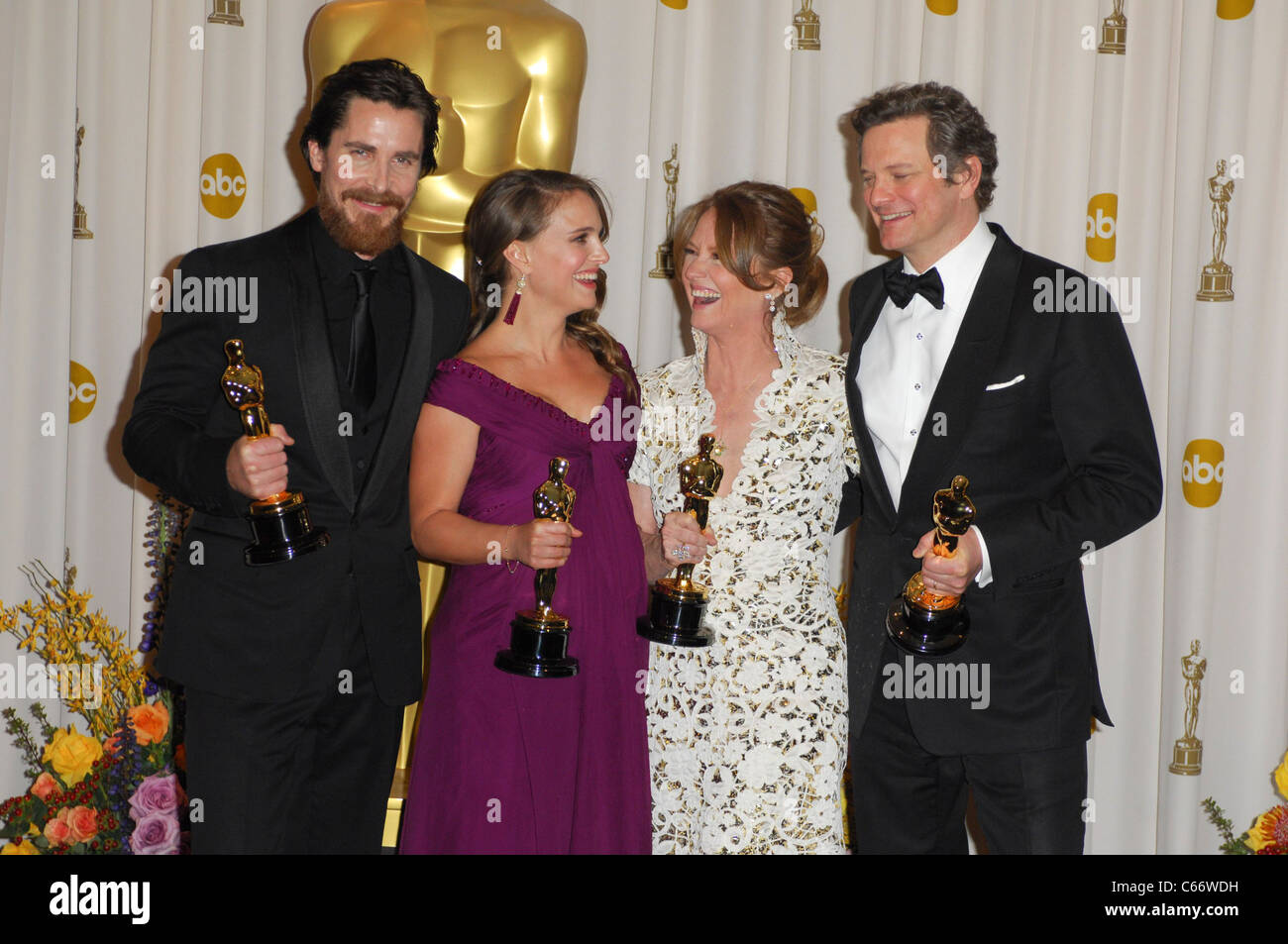 Christian Bale, Natalie Portman, Melissa Leo and Colin Firth in the ...