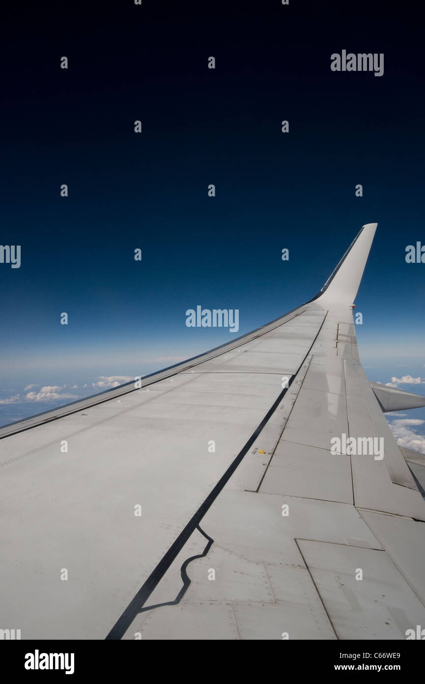 jet aircraft wing Stock Photo - Alamy