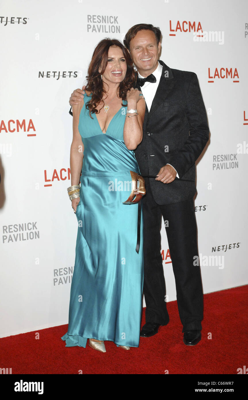 Roma Downey, Mark Burnett at arrivals for LACMA Unmasking of The Lynda and Stewart Resnick ...