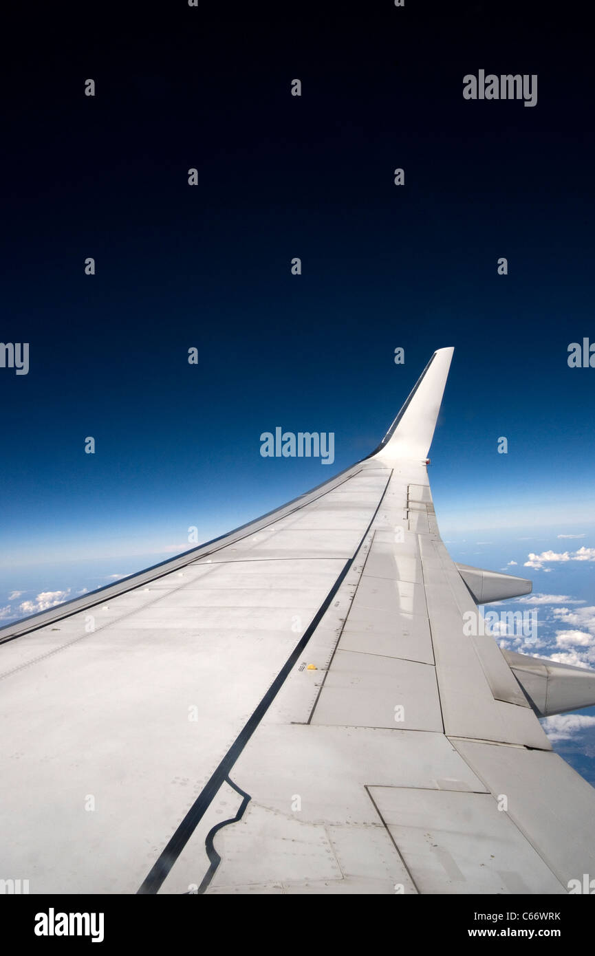 jet aircraft wing Stock Photo - Alamy