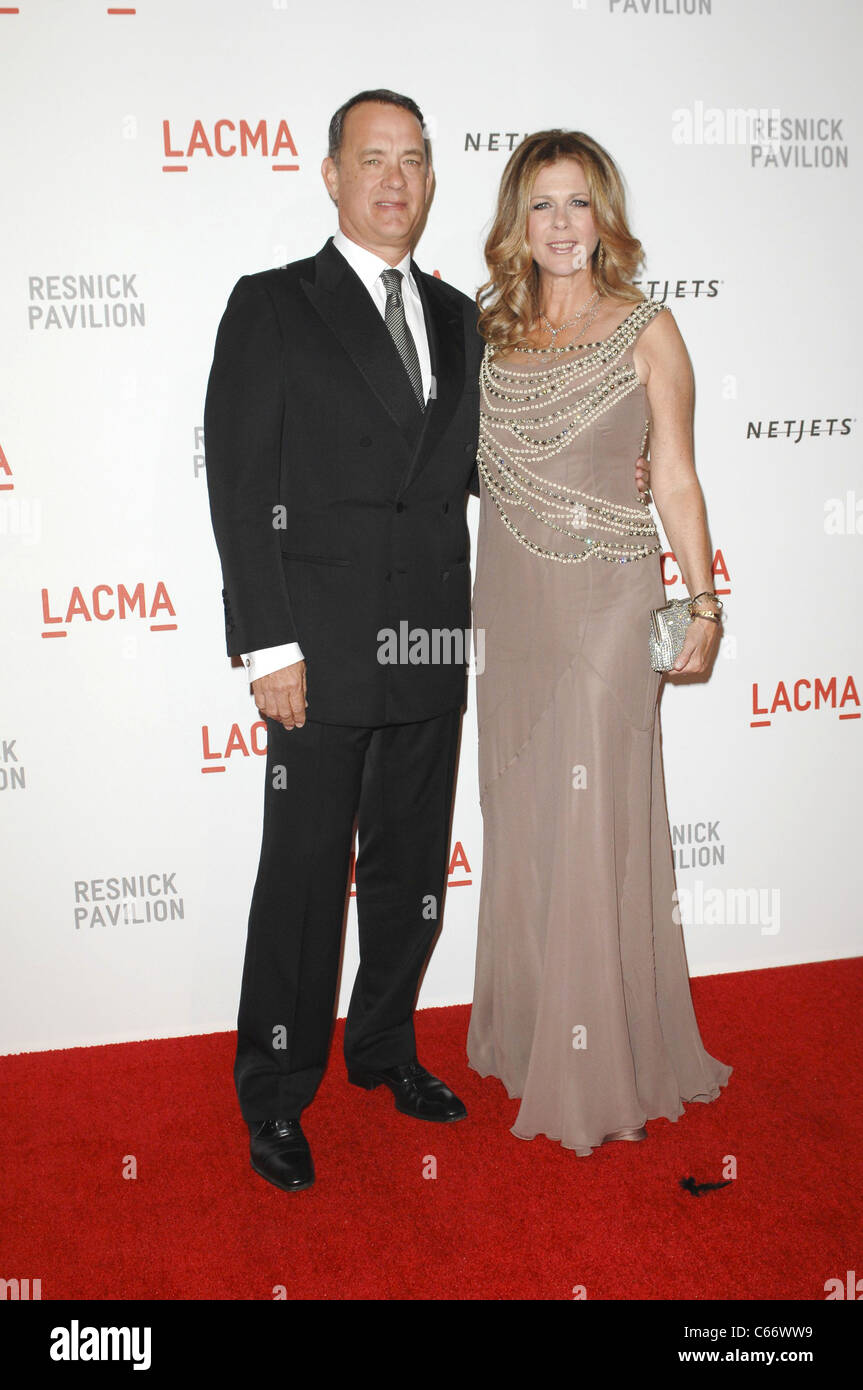 Rita Wilson, Tom Hanks at arrivals for LACMA Unmasking of The Lynda and Stewart Resnick ...