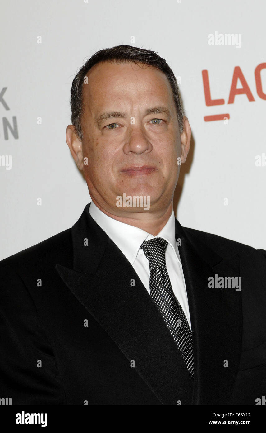Tom Hanks at arrivals for LACMA Unmasking of The Lynda and Stewart Resnick Exhibition Pavilion ...