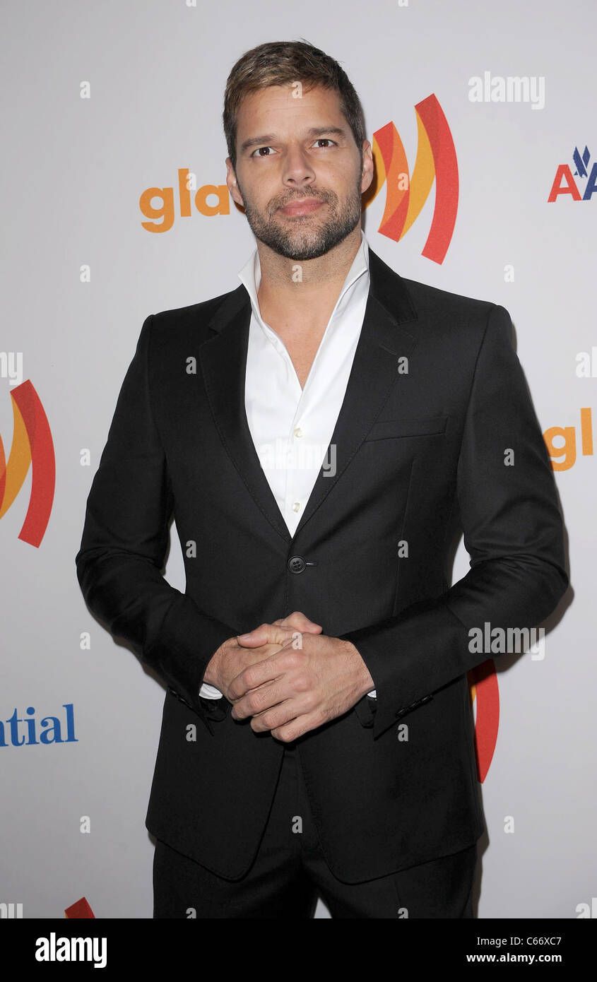Ricky Martin at arrivals for 22nd Annual GLAAD Media Awards New York ...