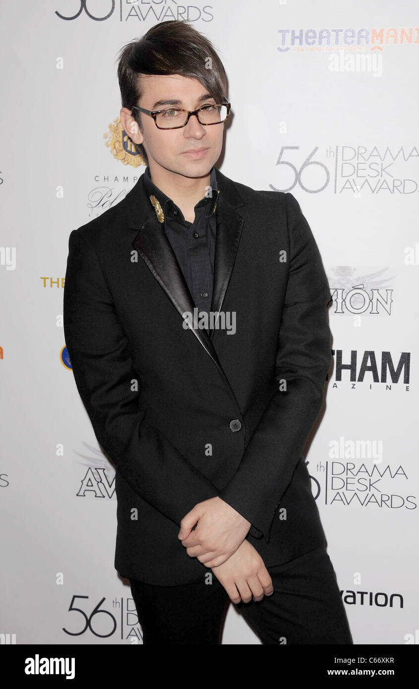 Christian Siriano at arrivals for 56th Annual Drama Desk Awards ...