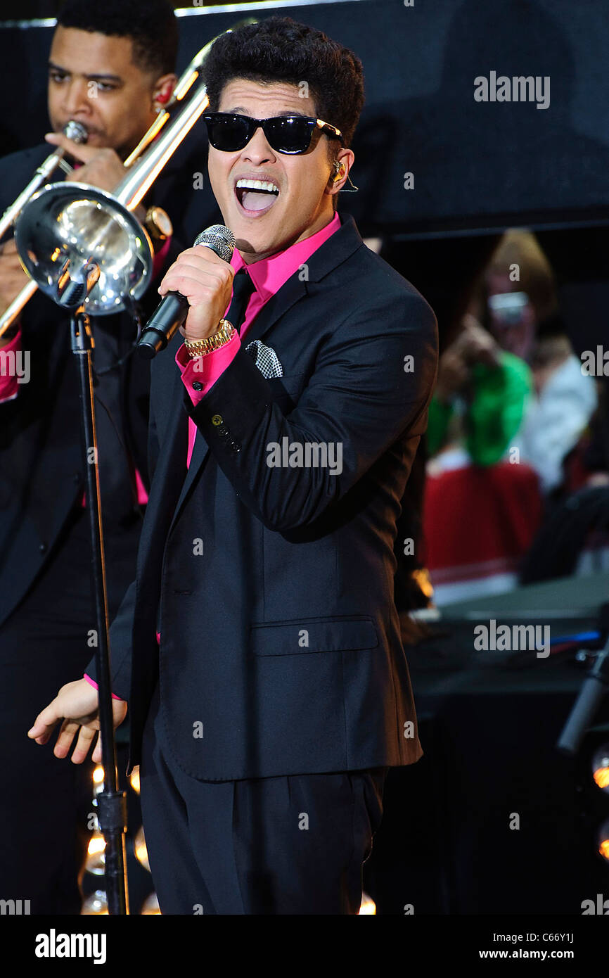 Bruno Mars at talk show appearance for NBC Today Show Summer Concert ...