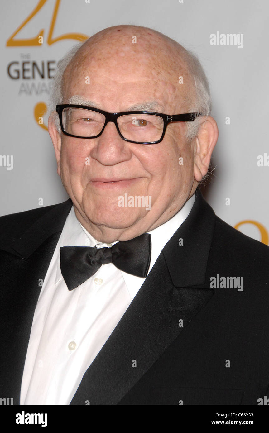 Ed Asner in attendance for The 25th Anniversary Genesis Awards, Hyatt ...