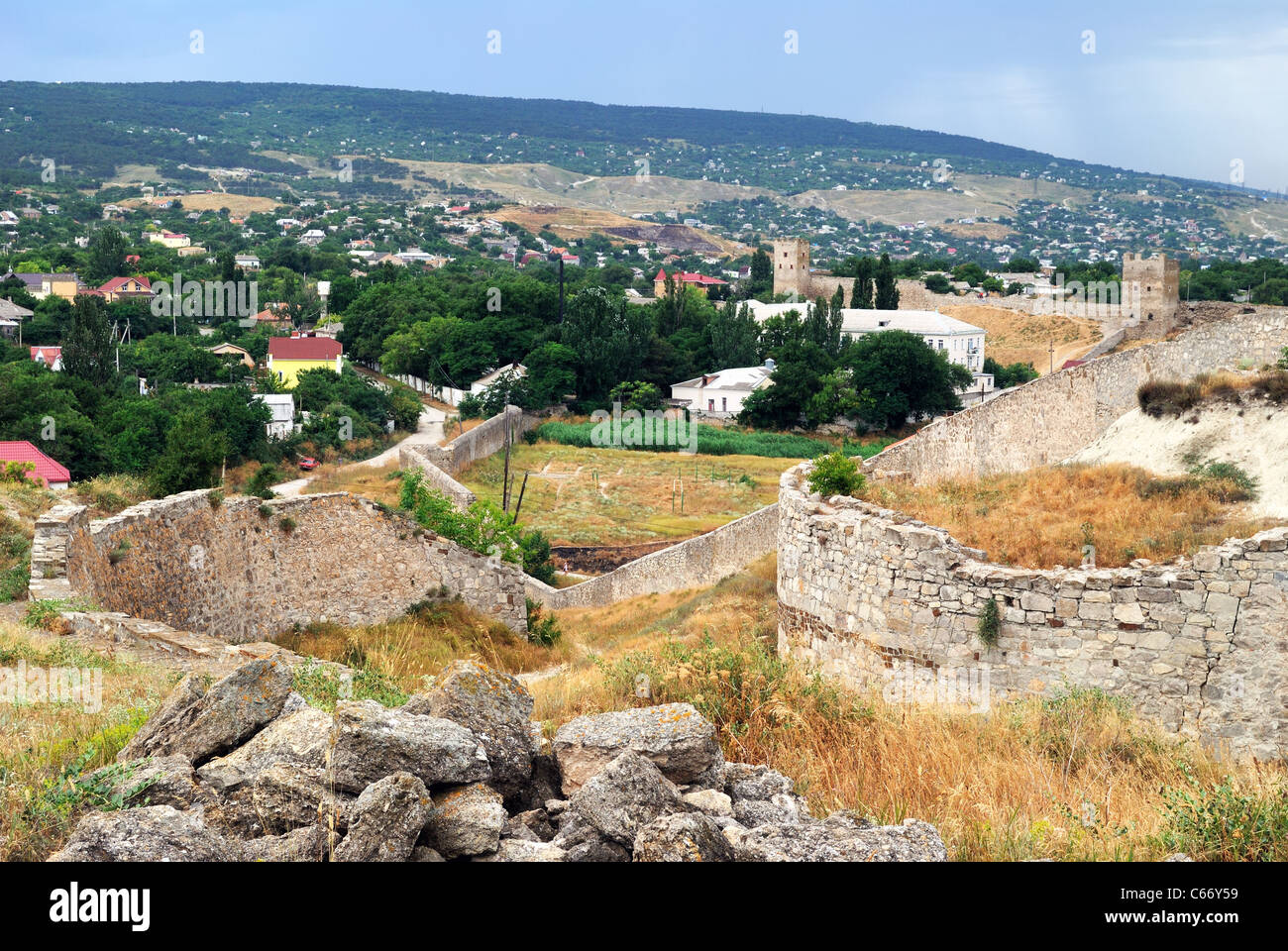 Feodosia ruined castle hi-res stock photography and images - Alamy