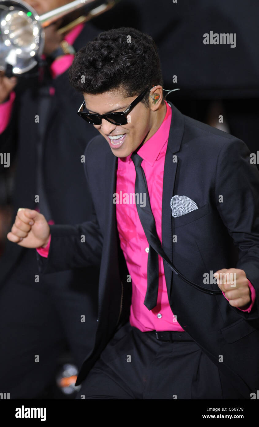 Bruno Mars at talk show appearance for NBC Today Show Summer Concert ...