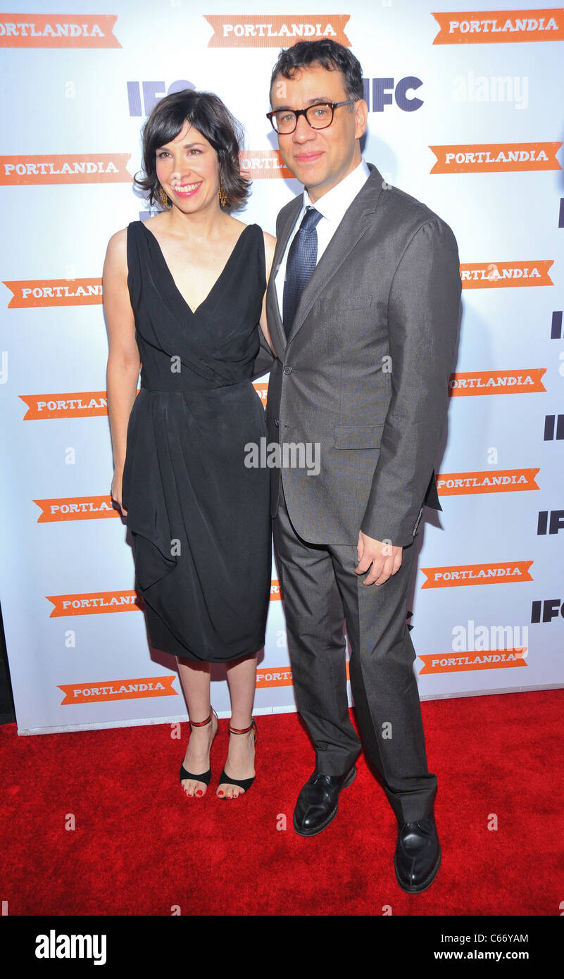 Carrie Brownstein, Fred Armisen at arrivals for PORTLANDIA Premiere ...