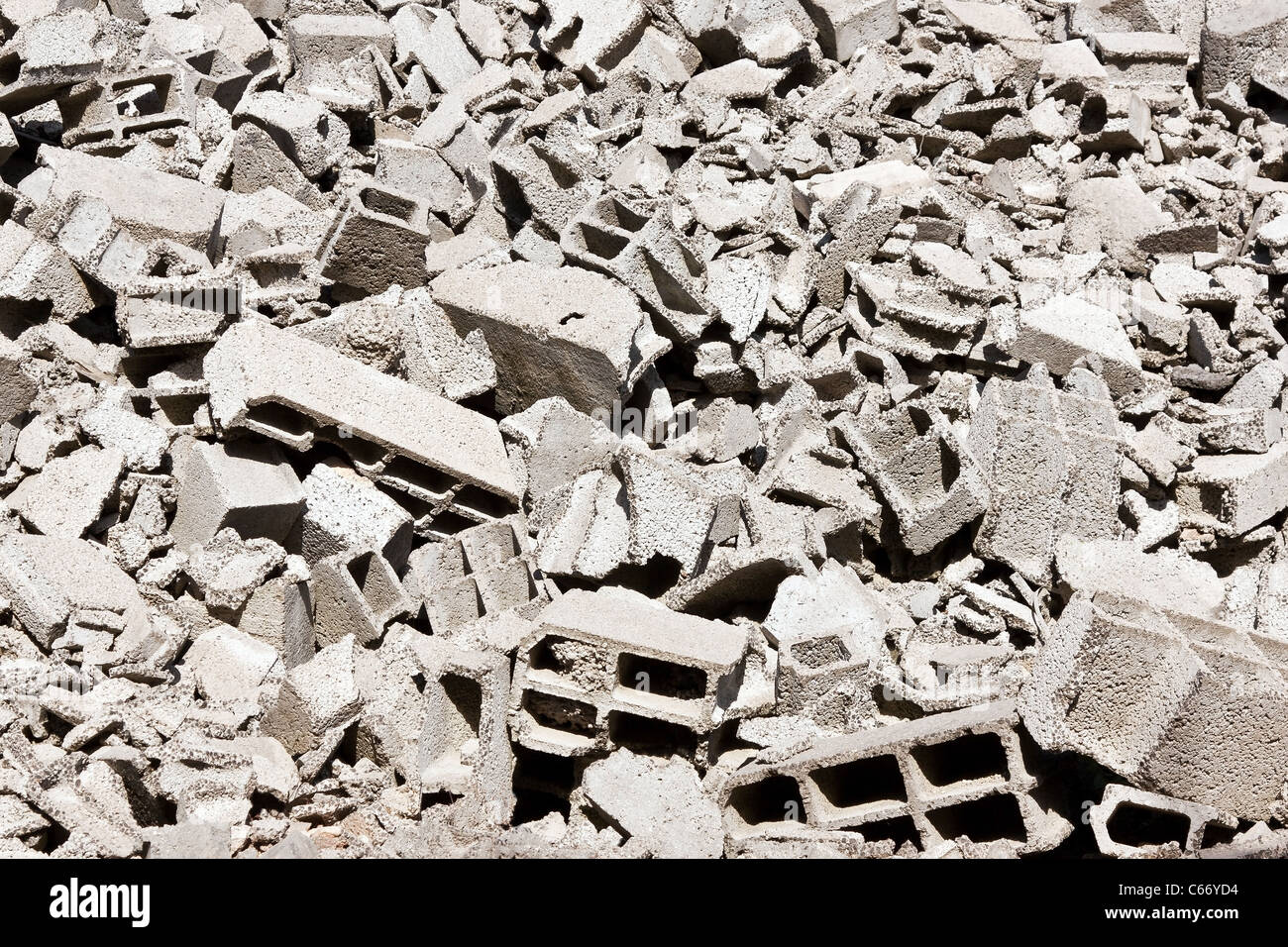 Pile rubble broken bricks hi-res stock photography and images - Alamy