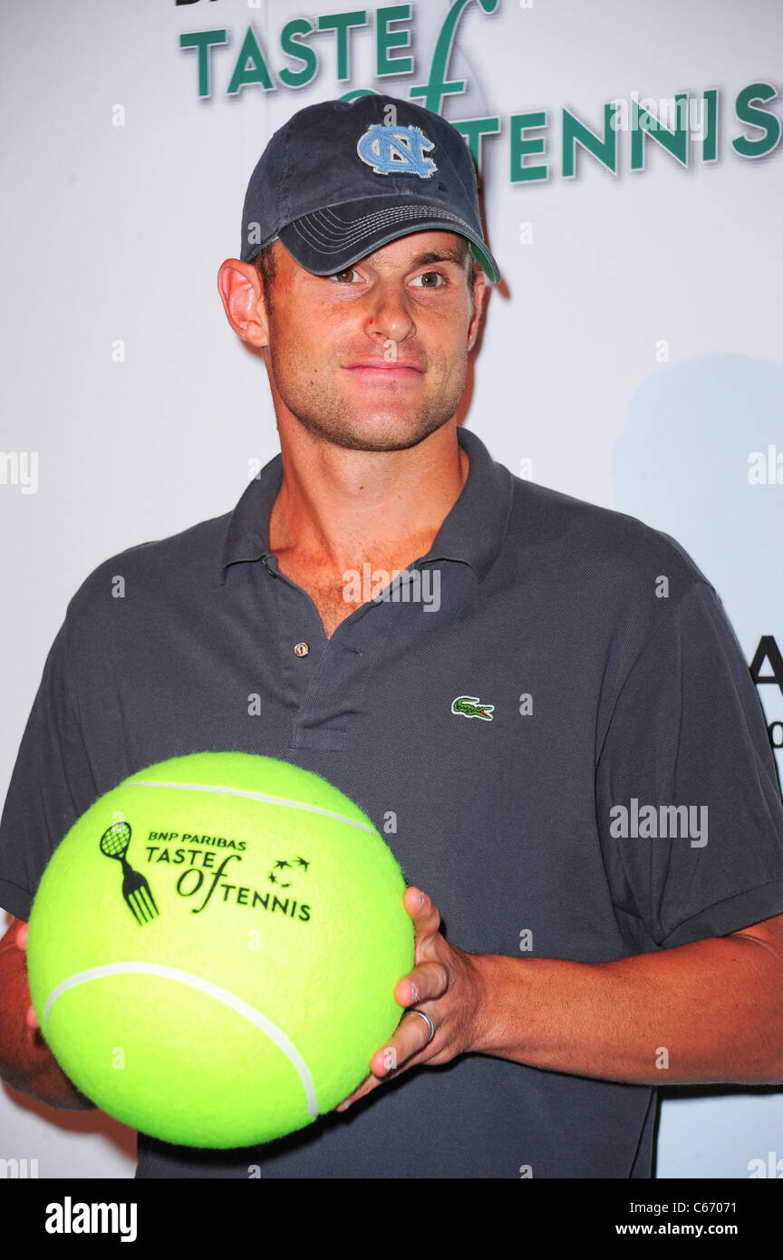 Andy Roddick at a public appearance for 11th Annual BNP PARIBAS Taste ...