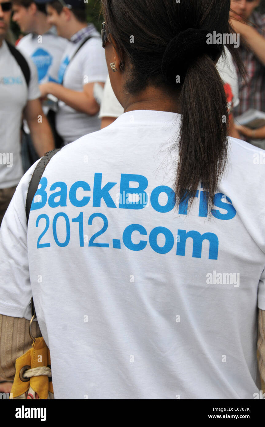 Boris Johnson mayor London campaign 2012 Back Boris 2012.com supporters ...