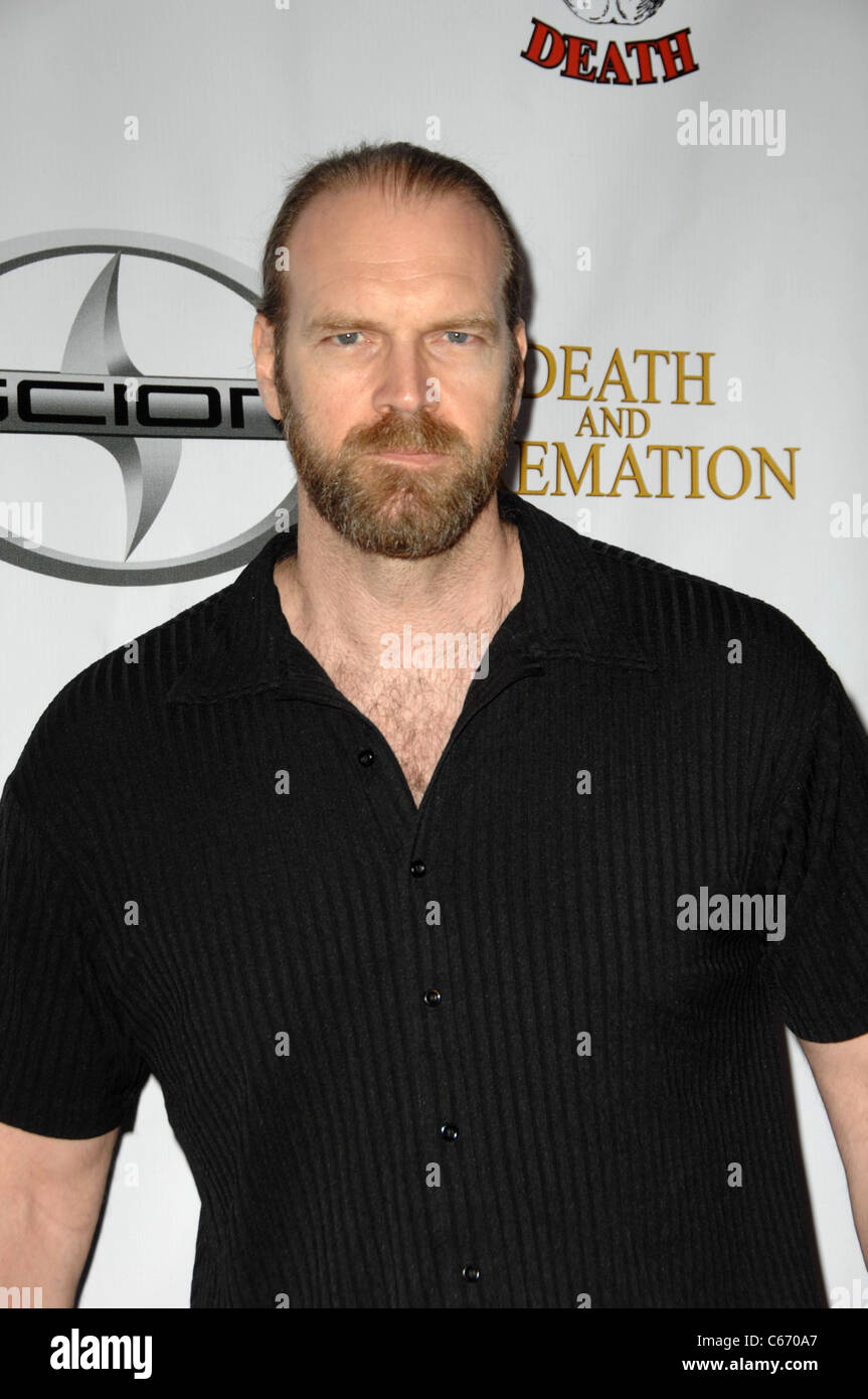 Tyler Mane at arrivals for Death & Cremation Premiere, , Los Angeles ...