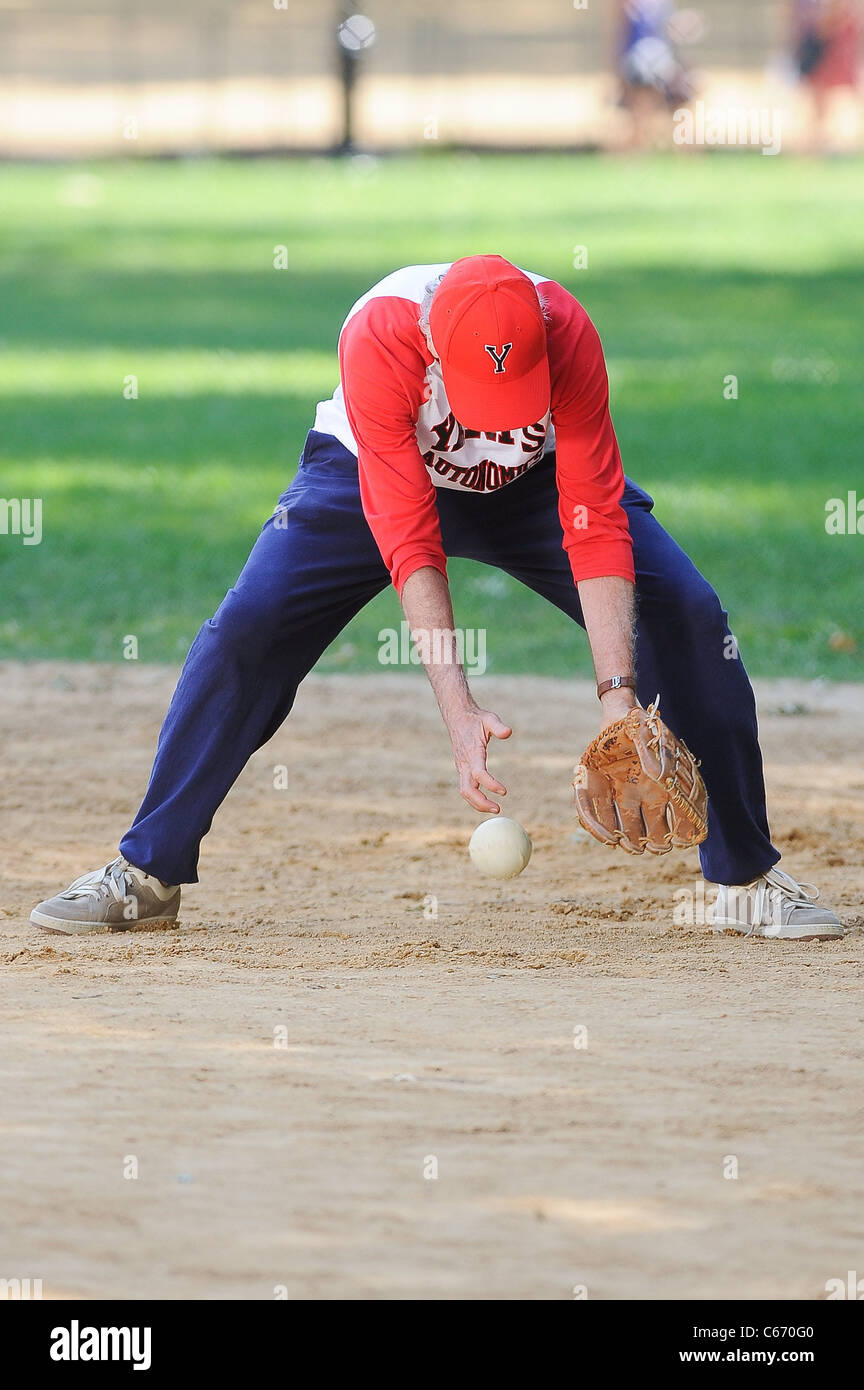 Larry David, performs a scene at the 'Curb Your Enthusiasm' movie set ...