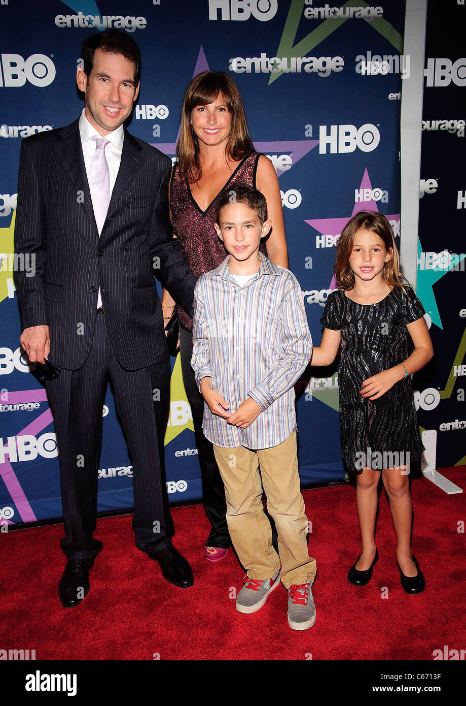 Doug Ellin and Family at arrivals for ENTOURAGE Season Eight Premiere ...