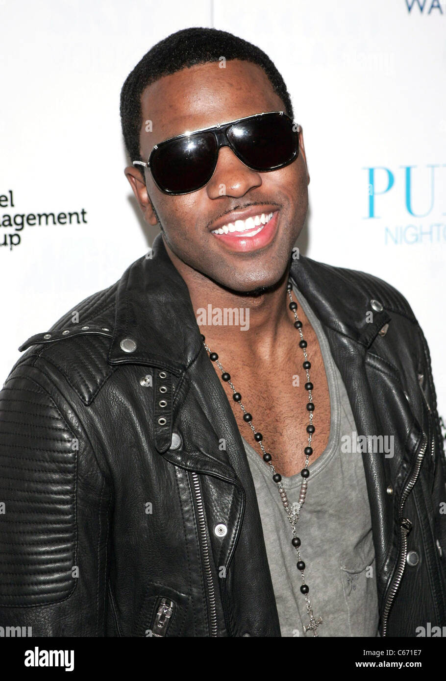 Jason derulo leather jacket hi-res stock photography and images - Alamy
