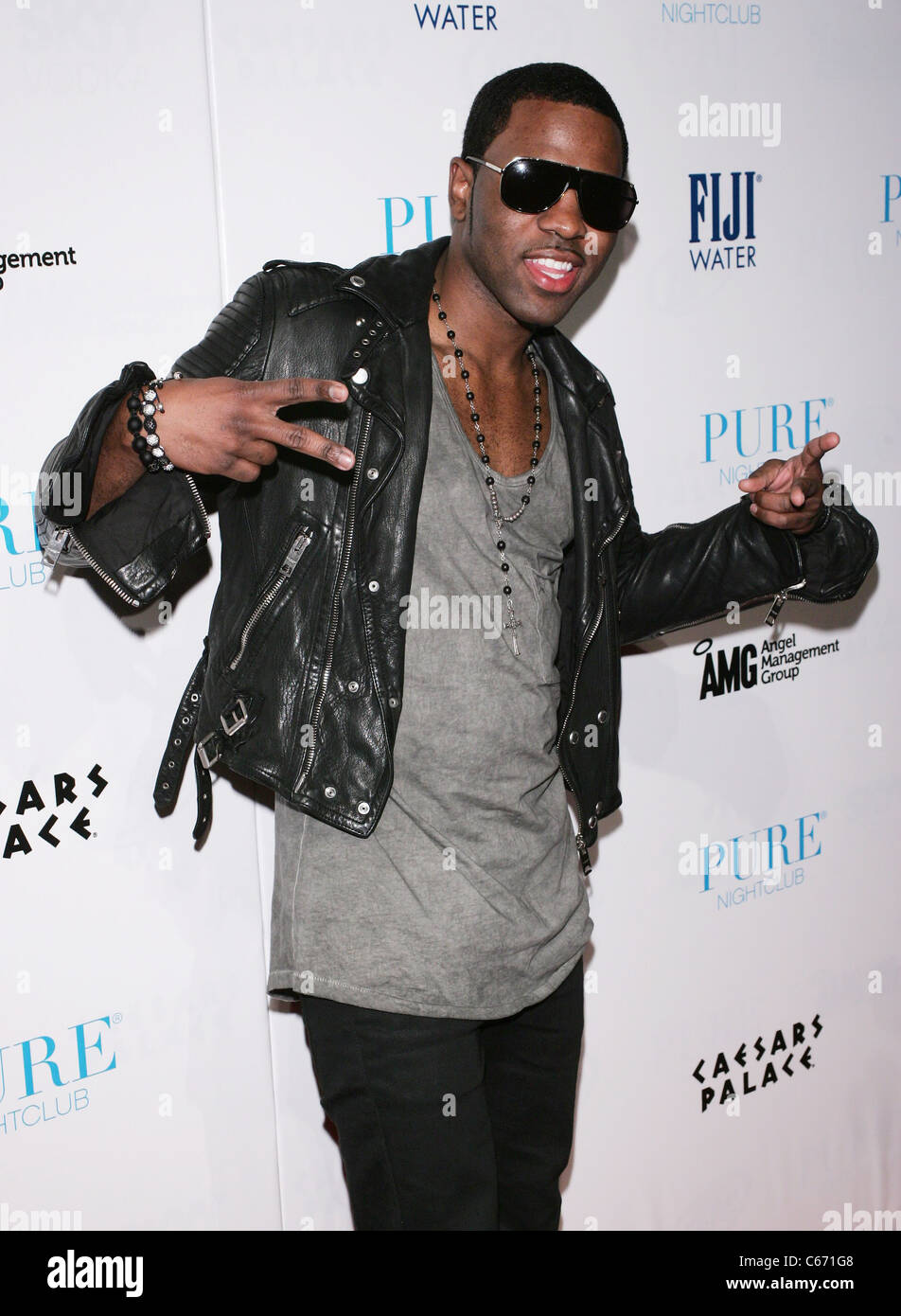 Jason derulo leather jacket hi-res stock photography and images - Alamy