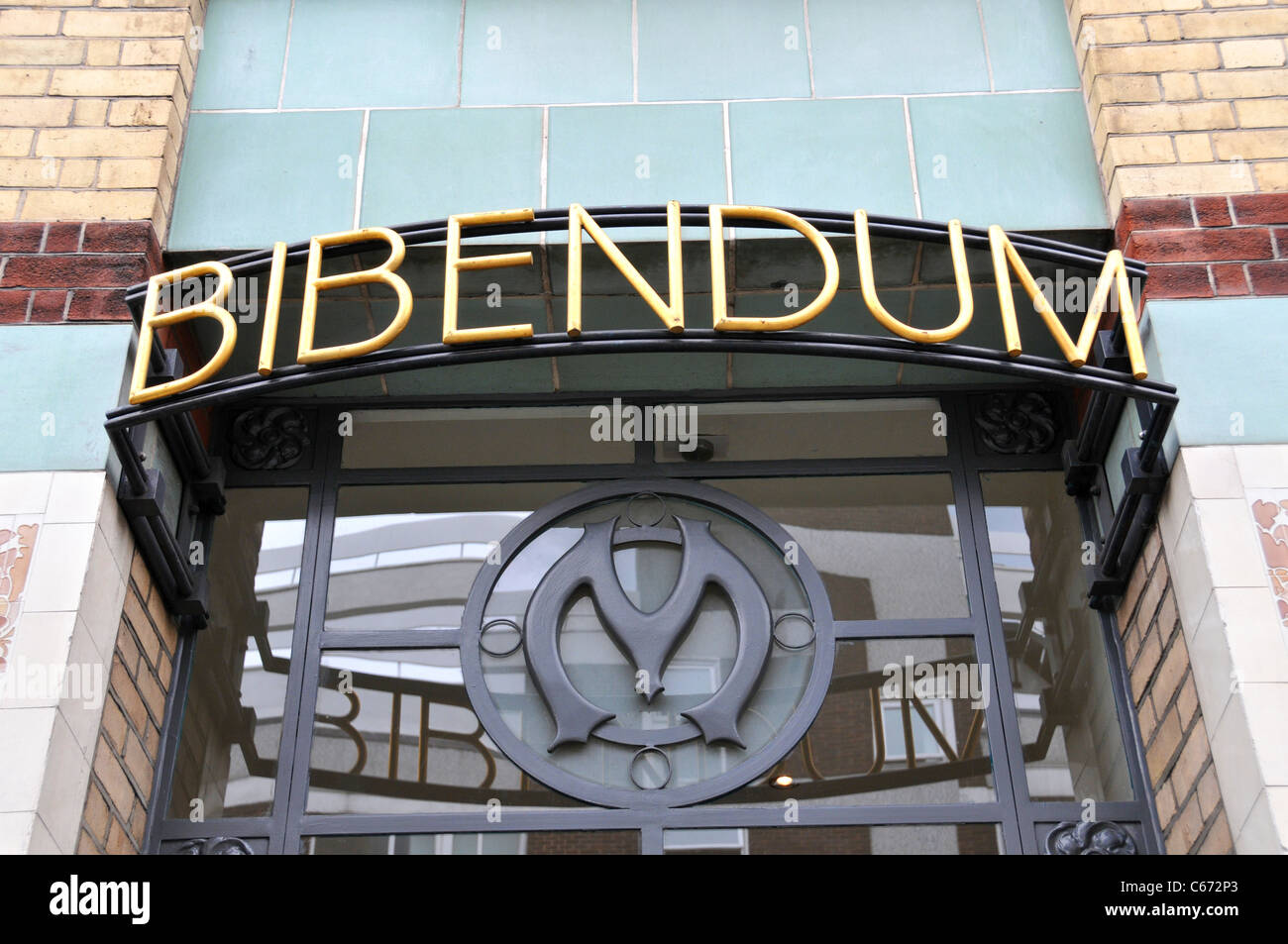 Bibendum Restaurant. Michelin House 81 Fulham Road Chelsea London Stock ...