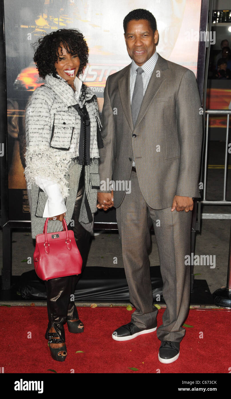 Denzel Washinton at arrivals for UNSTOPPABLE Premiere, Regency Village ...