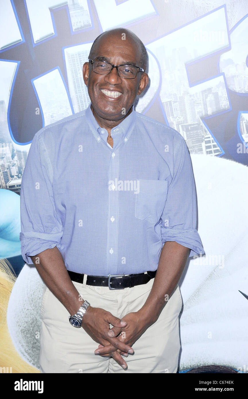 Al Roker at arrivals for THE SMURFS Premiere, The Ziegfeld Theatre, New ...