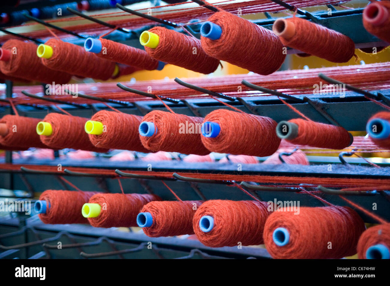 Wool spinning machine hi-res stock photography and images - Alamy