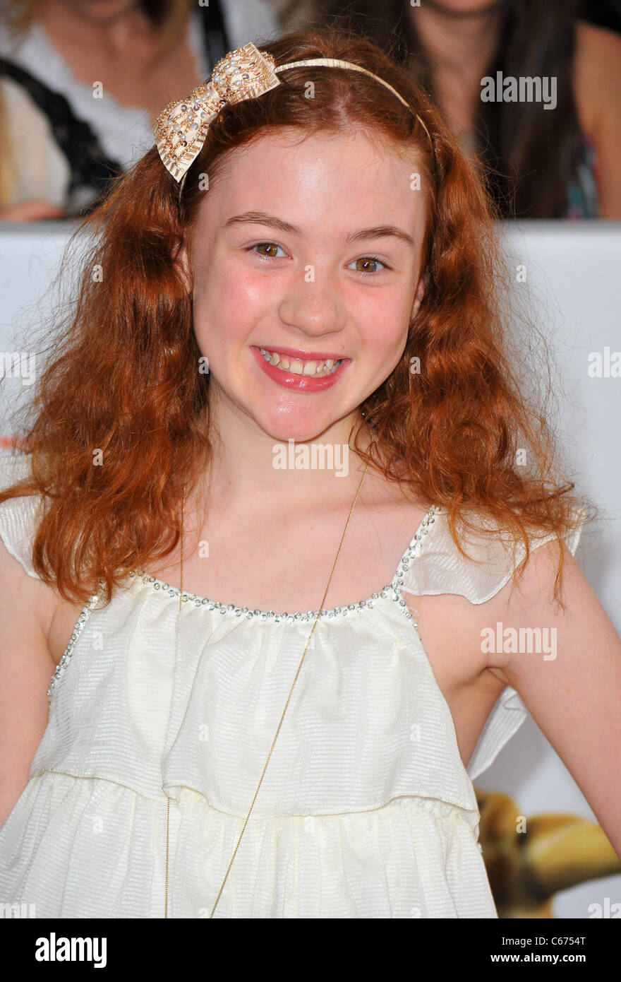 Jordana Beatty at arrivals for KUNG FU PANDA 2 Premiere, The Ziegfeld ...