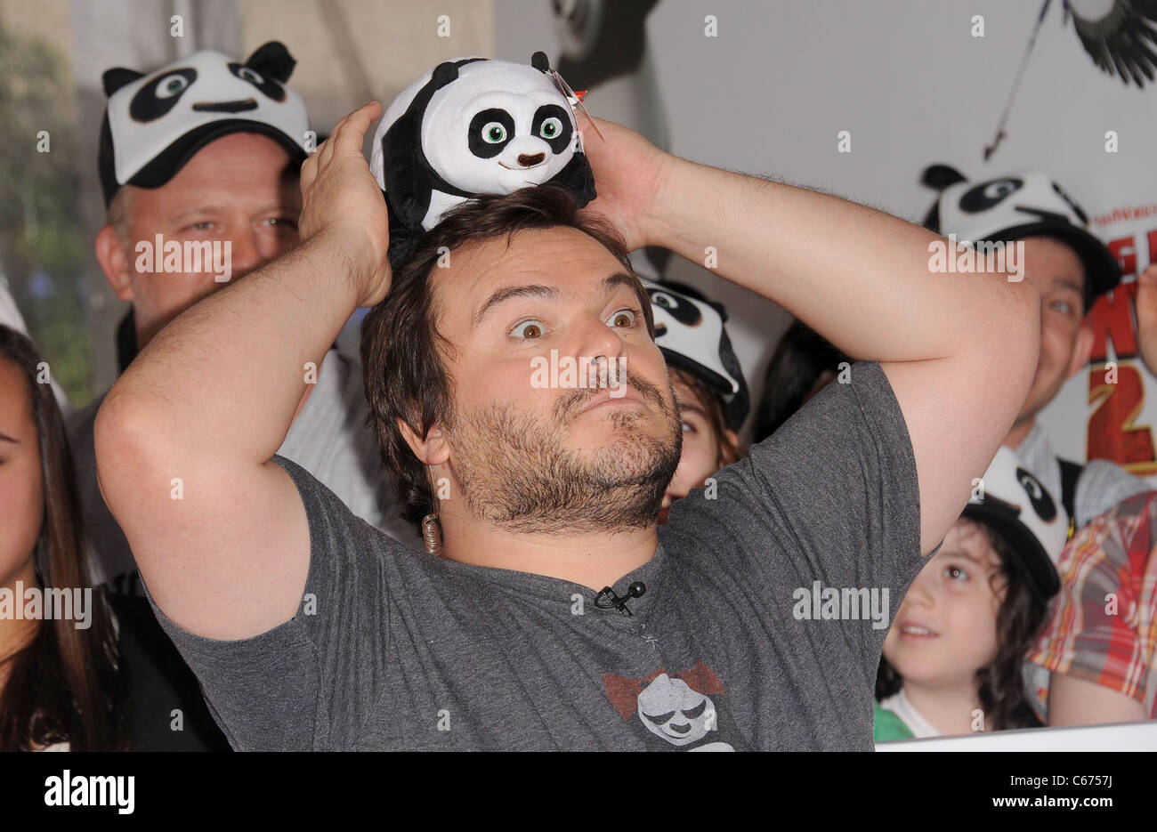 Jack Black at arrivals for KUNG FU PANDA 2 Premiere, The Ziegfeld ...