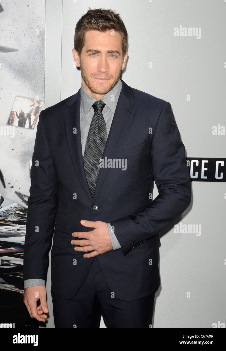 Jake Gyllenhaal at arrivals for SOURCE CODE Premiere, Arclight Cinerama ...