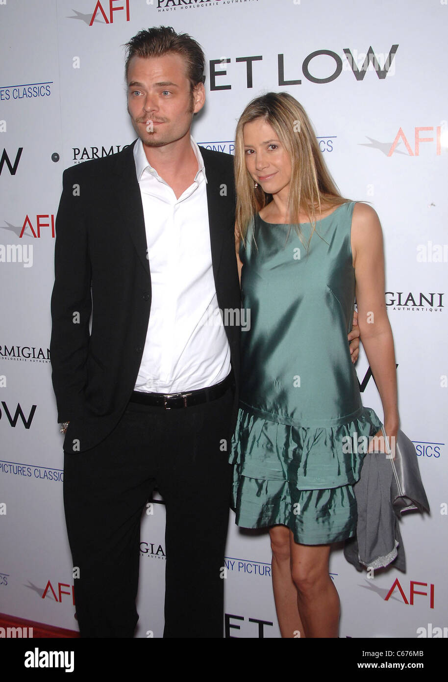 Christopher Backus, Mira Sorvino at arrivals for GET LOW Premiere ...