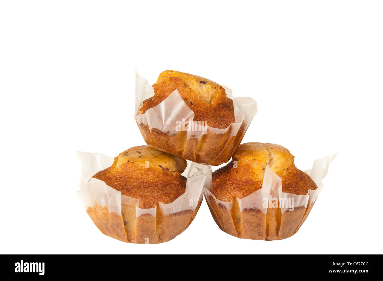 Three muffins hi-res stock photography and images - Alamy