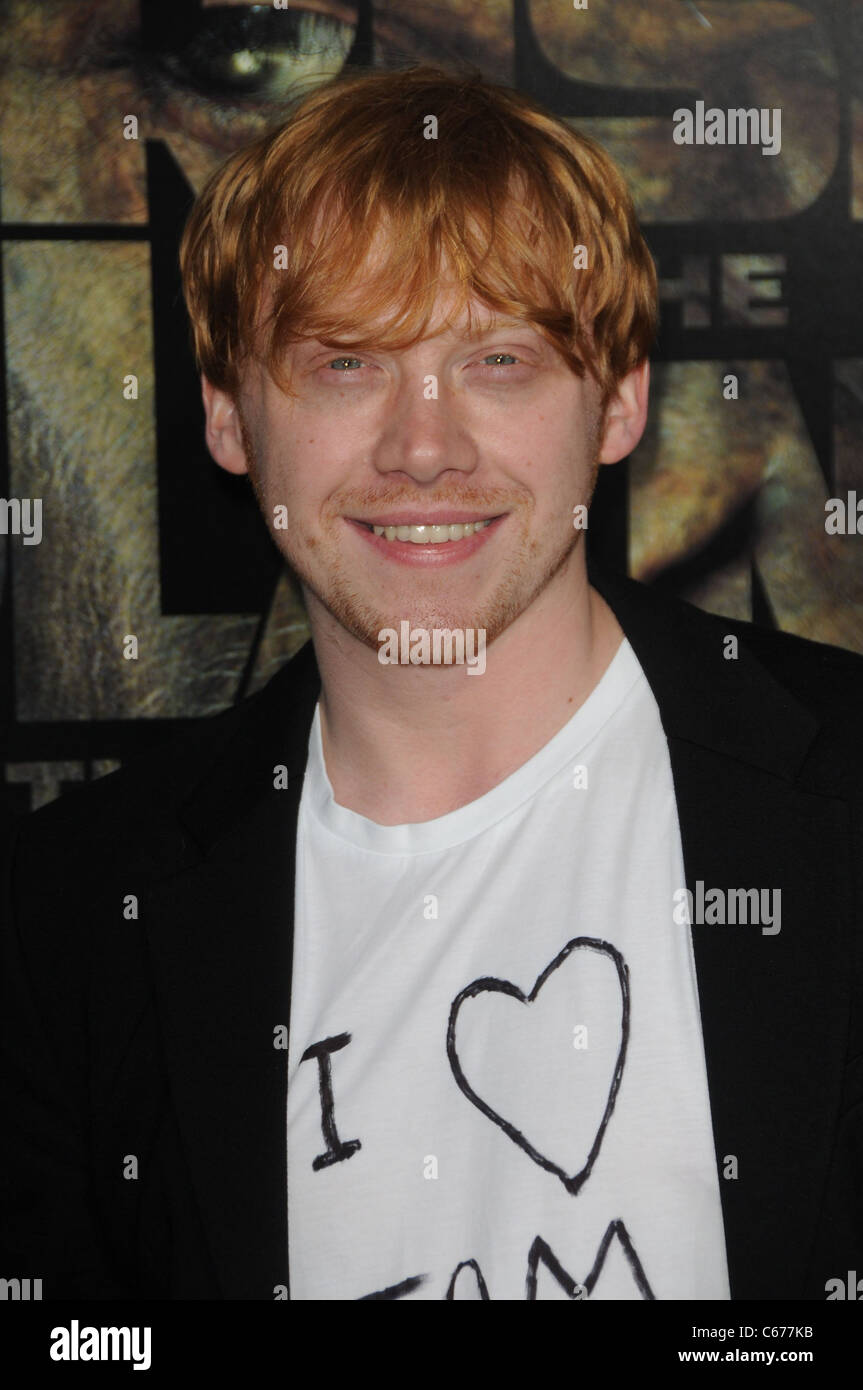 Rupert Grint at arrivals for RISE OF THE PLANET OF THE APES Premiere ...
