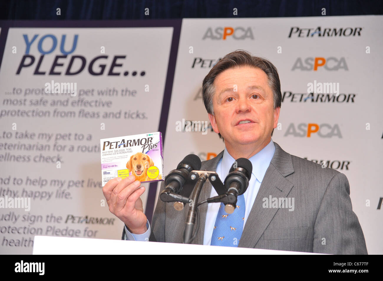 Dennis Steadman in attendance for ASPCA Launch of FidoPharm PetArmor ...