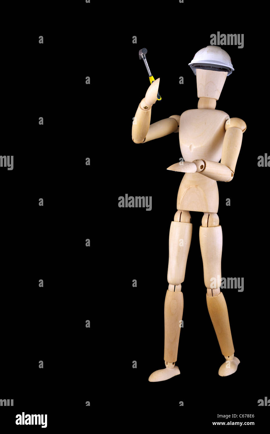 Construction worker model figure hi-res stock photography and images ...