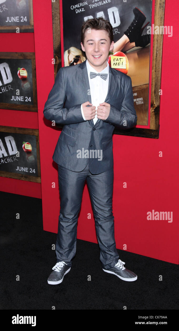 Matthew Evans at arrivals for BAD TEACHER Premiere, The Ziegfeld ...