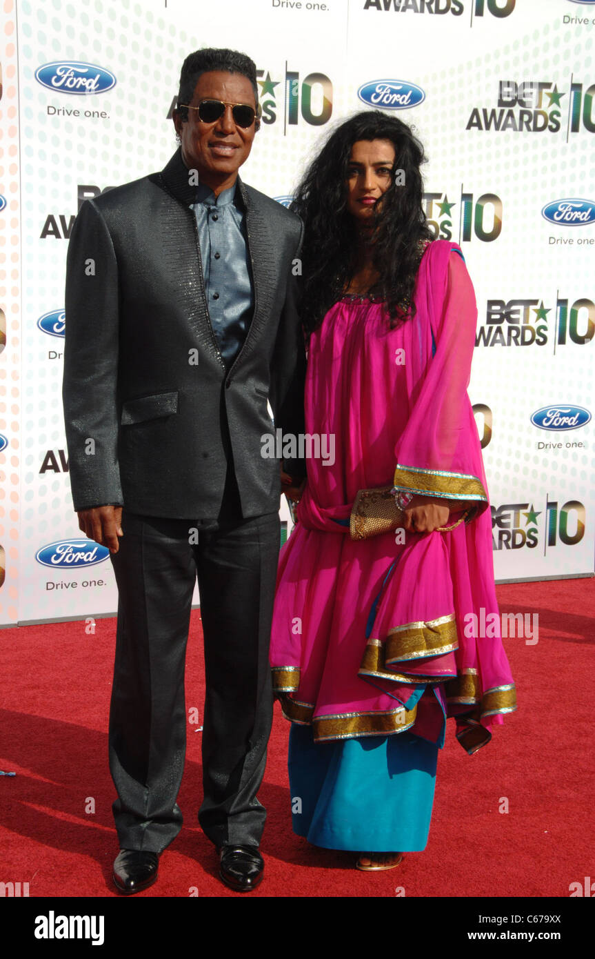 Jermaine Jackson, Halima Rashid in attendance for BET Awards 2010 ...