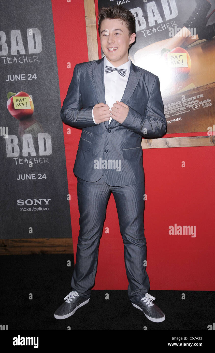 Matthew Evans at arrivals for BAD TEACHER Premiere, The Ziegfeld ...