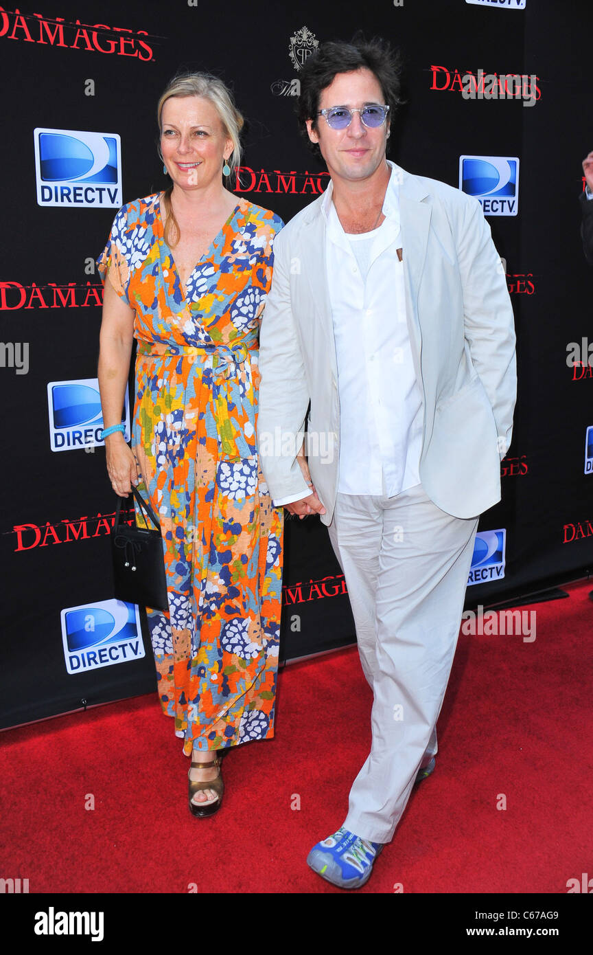 Debbon Ayer, Rob Morrow at arrivals for DAMAGES Season 4 Premiere, The ...
