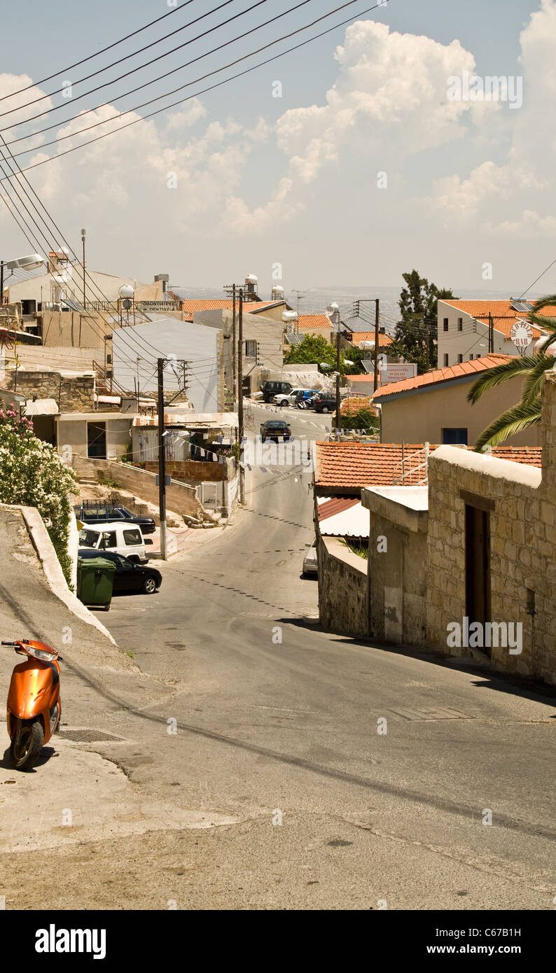 Cyprus village street hi-res stock photography and images - Alamy