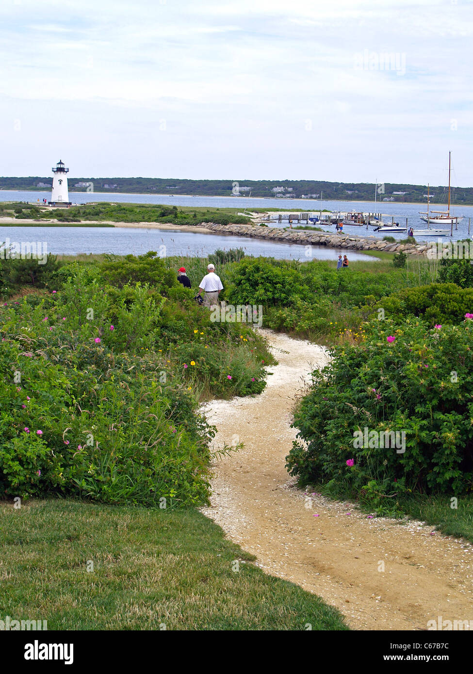 Edgartown Lighthouse, Martha's Vineyard, Massachusetts Stock Photo - Alamy