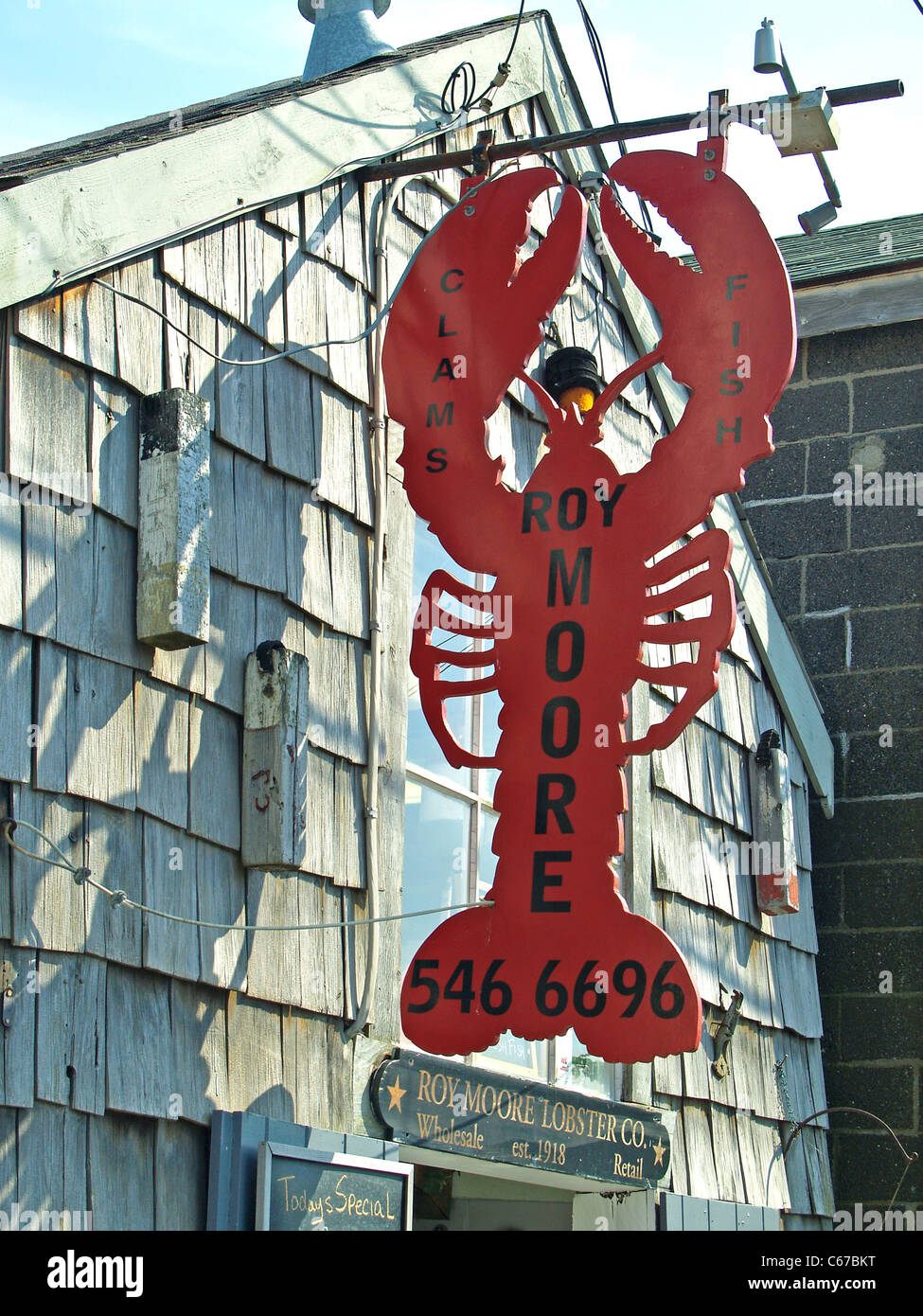 Lobster sign hi-res stock photography and images - Alamy