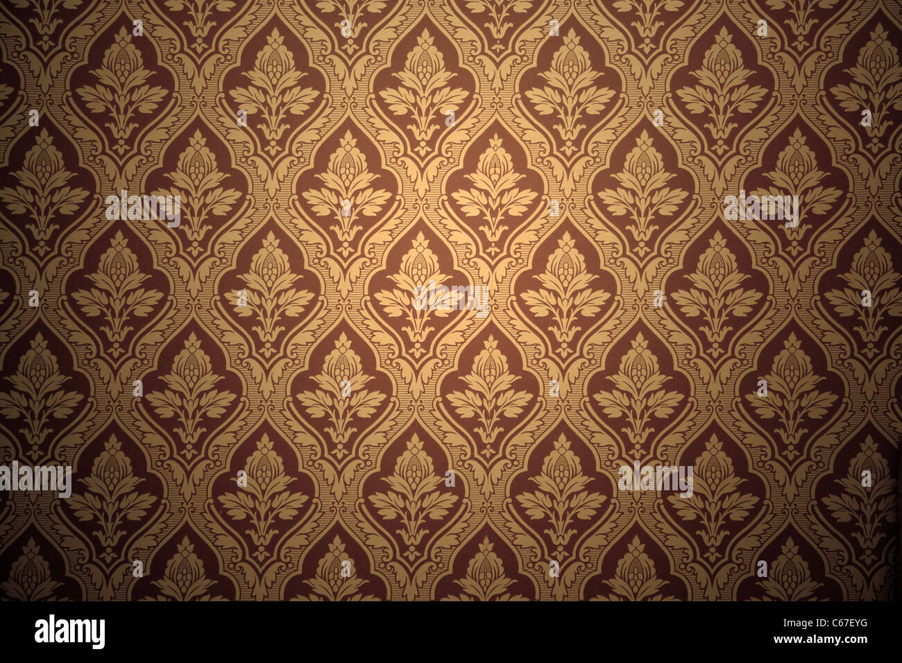 Old retro wallpaper in sepia. Grunge background Stock Photo - Alamy